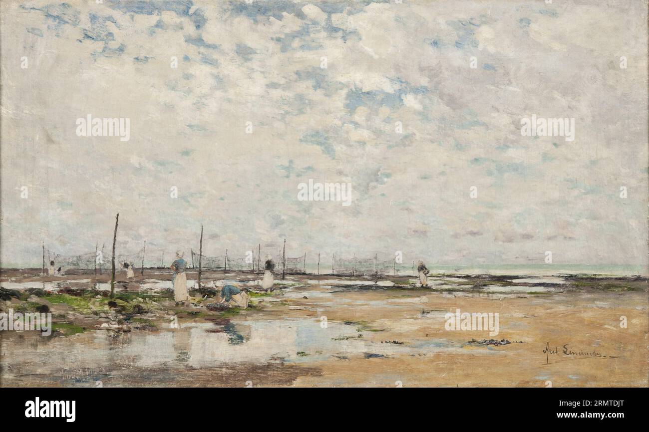 La plage de villerville Banque de photographies et d’images à haute ...