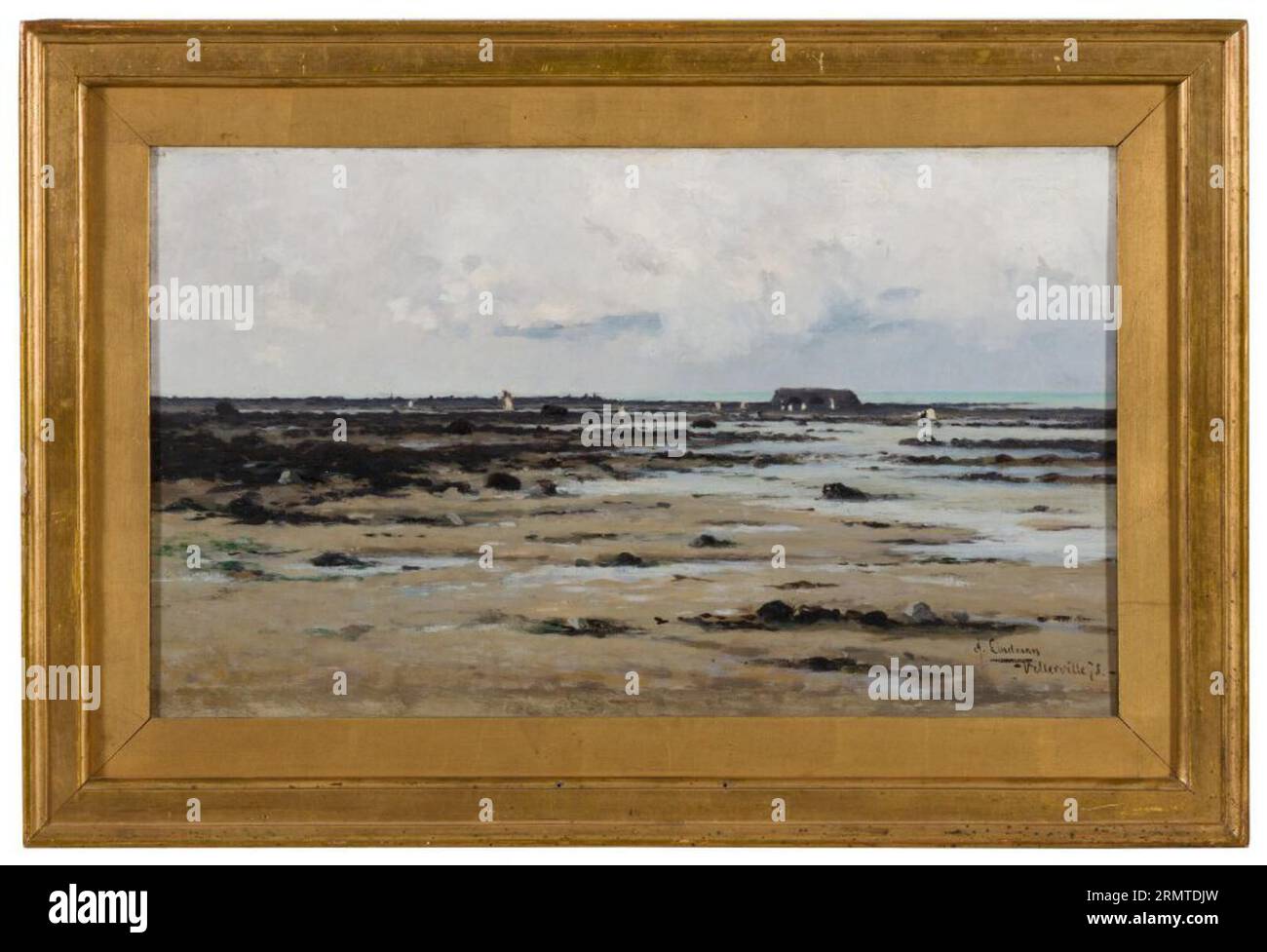 Paysage, Villerville 1878 par Axel Lindman Photo Stock - Alamy