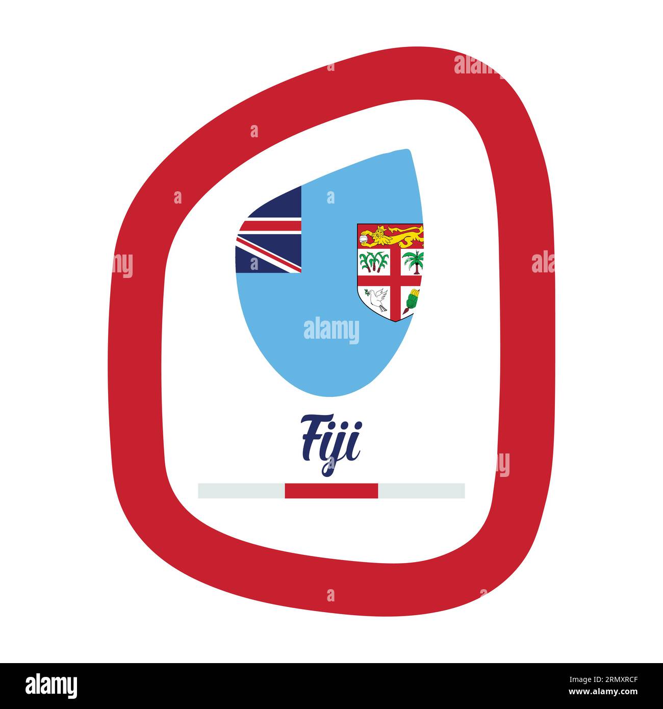 Fiji rugby Banque d'images vectorielles - Alamy