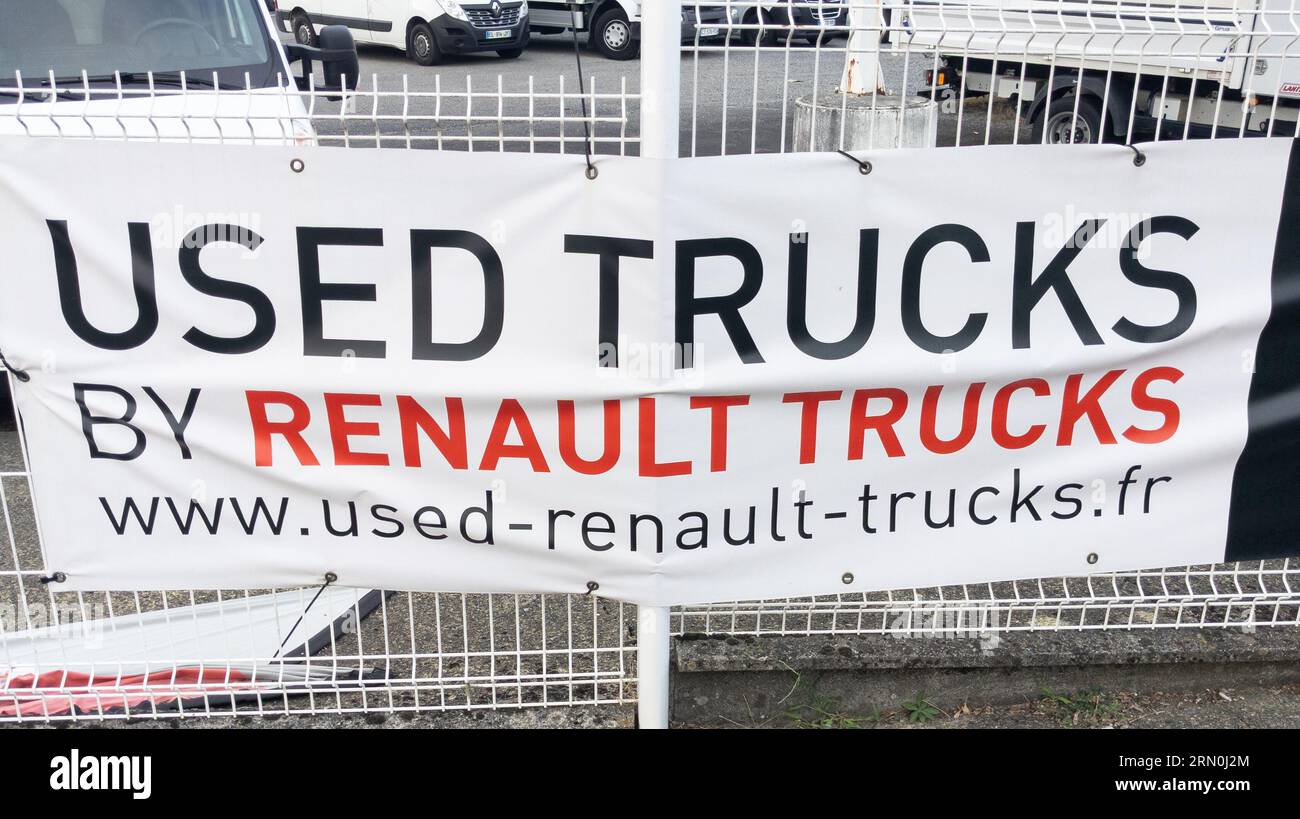 Drapeau renault truck Banque de photographies et d’images à haute ...
