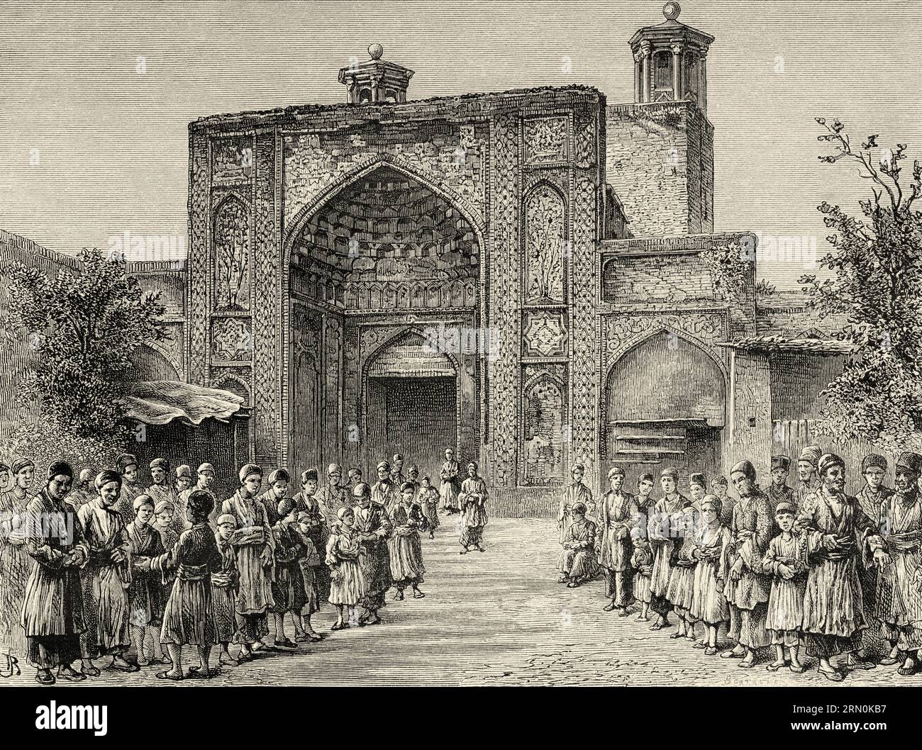 Mosquée Masjid Vakil ou Regents, Shiraz. Province de Fars, Perse, Iran ...