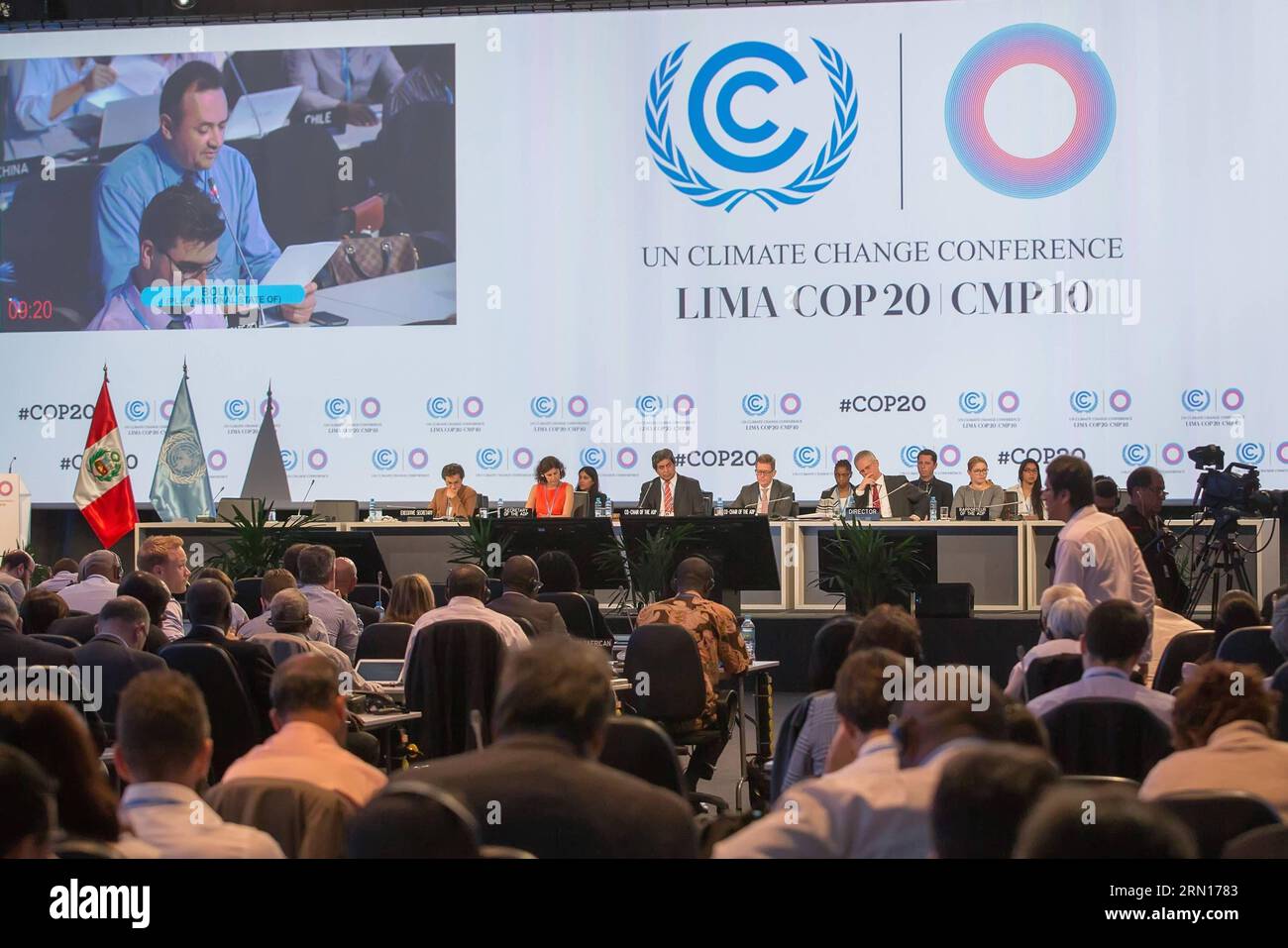 POLITIK Klimawechsel-Konferenz COP20 à Lima (141202) -- LIMA, le 2 décembre 2014 -- les délégués ...