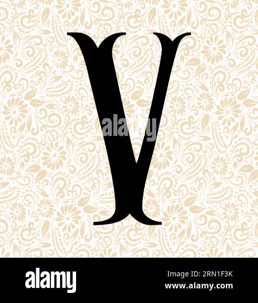 Fishtail Alphabet V , vecteur alphabet noir, vecteur alphabet, vecteur ...
