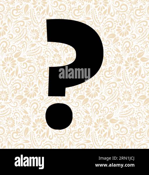 Drôle de SYMBOLE D'alphabet POINT D'INTERROGATION , vecteur d'alphabet ...