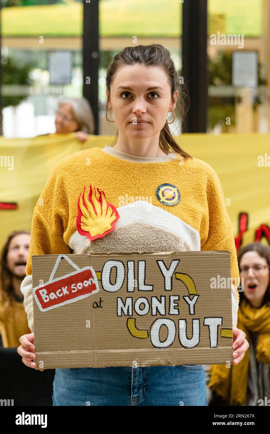 Londres, Royaume-Uni. 31 août 2023. Fossil Free London proteste Shell à ...