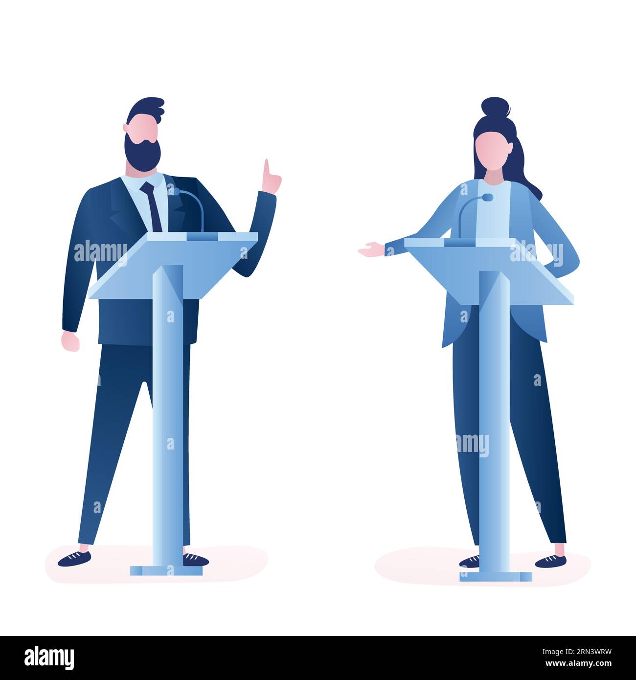 Argument public Banque d'images vectorielles - Alamy