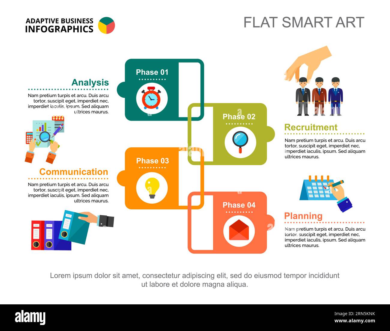 Planning phase planning stage Banque d'images vectorielles - Alamy