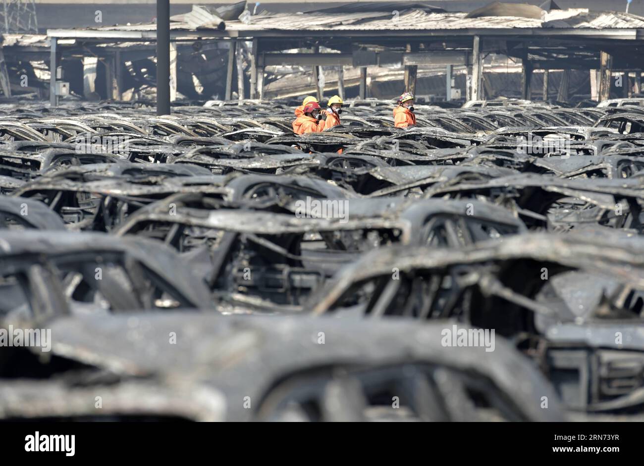 Chia tianjin explosion rescecn Banque de photographies et d’images à ...