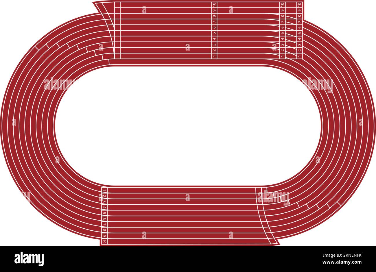 Couloir de course Banque d'images détourées - Alamy