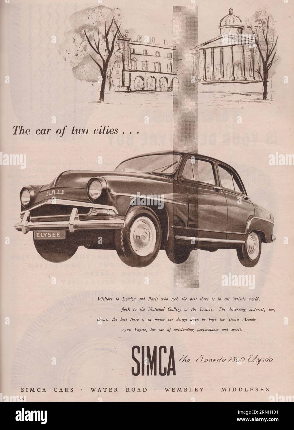 Simca aronde 1300 elysee Banque de photographies et d’images à haute ...