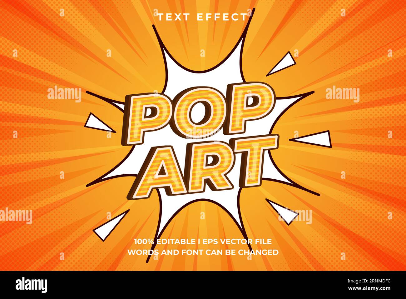 Pop art advertising Banque d'images vectorielles - Alamy