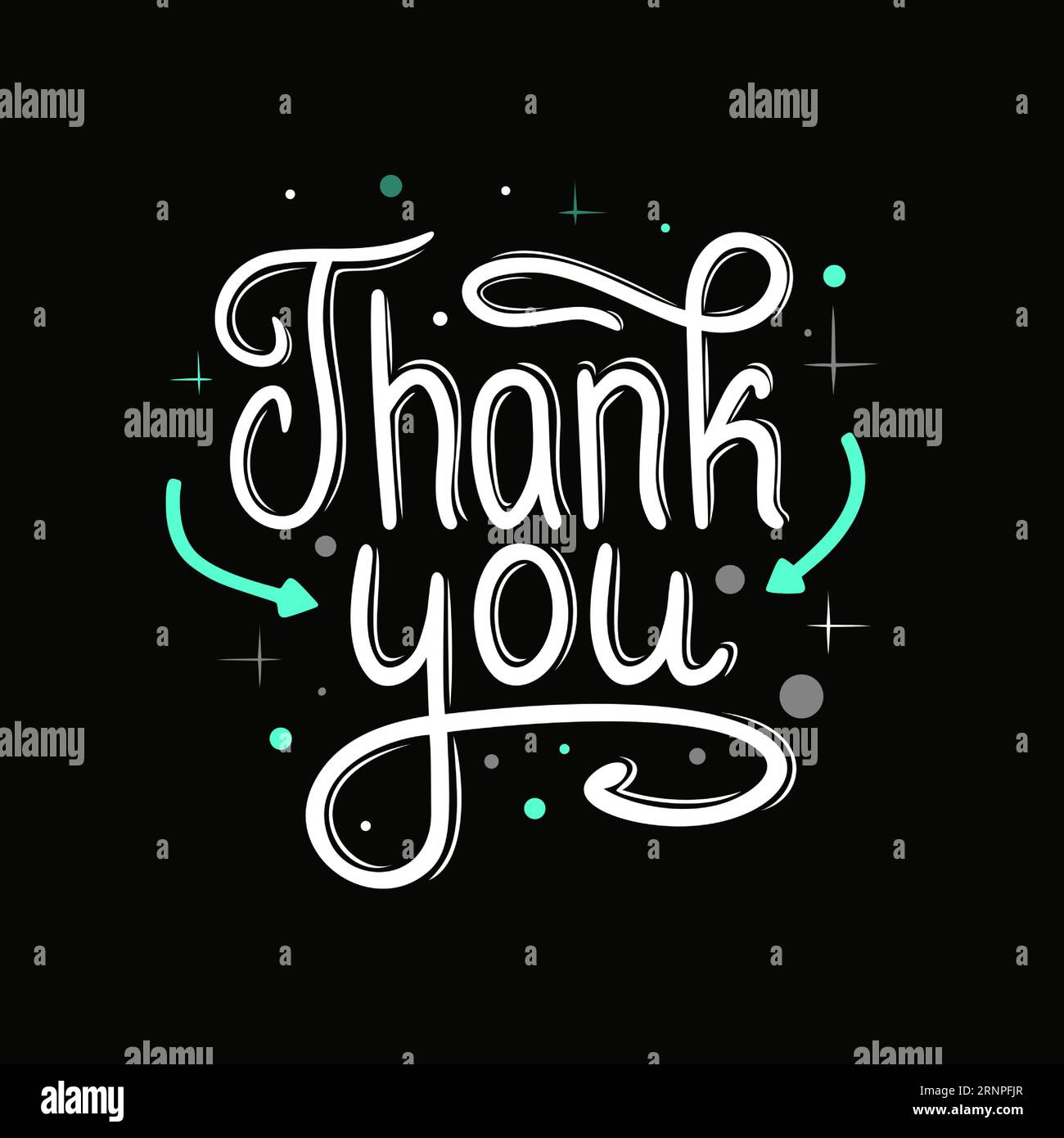 Thank you template Banque d'images vectorielles - Alamy