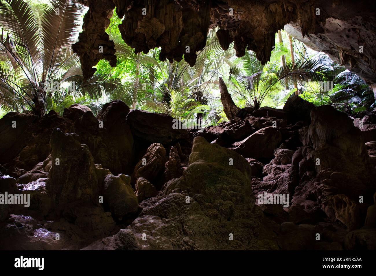 HUP Pa Tat grotte vallée et Khao Pla Ra montagne calcaire dans Tham ...