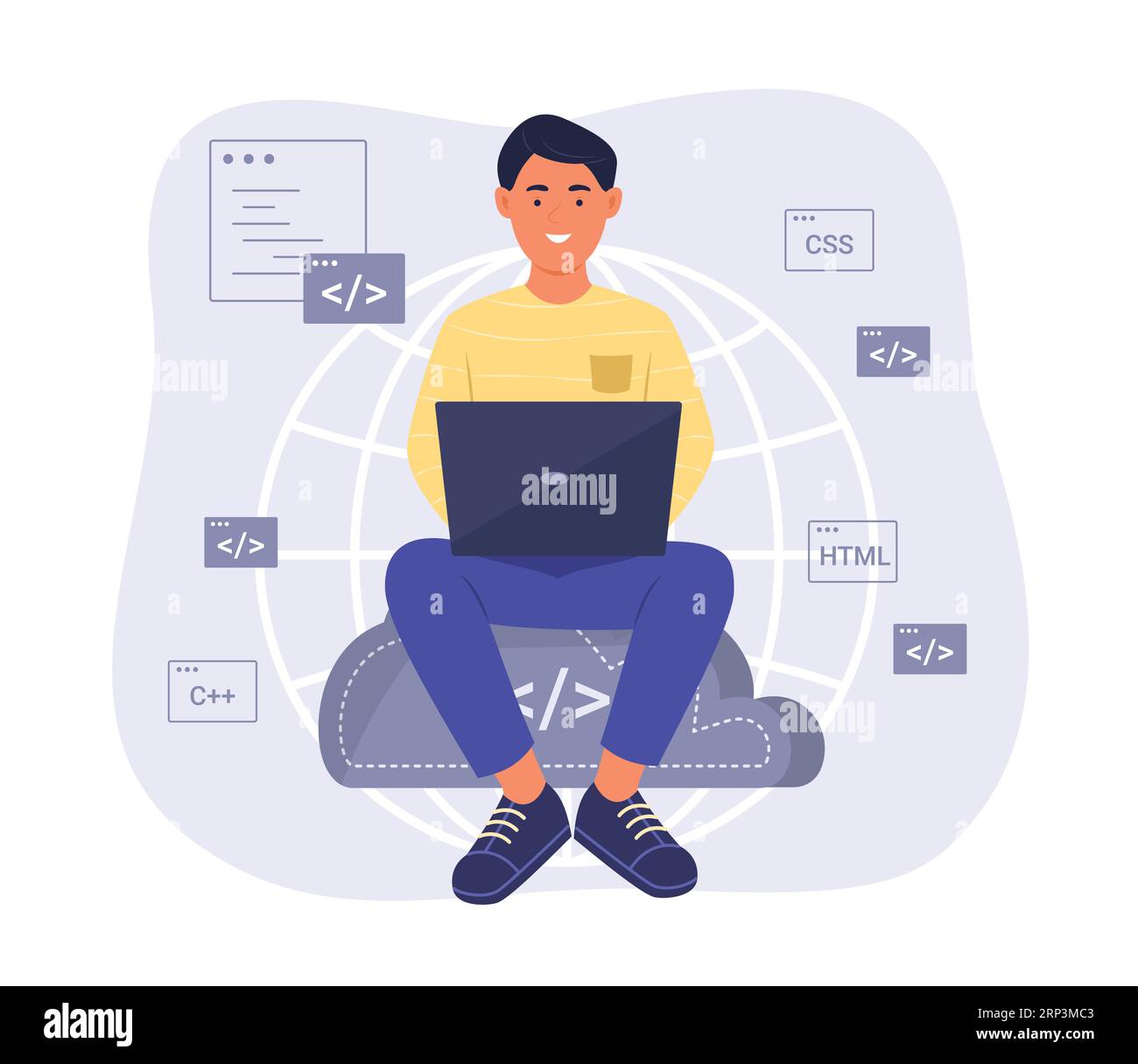 Codage informatique Banque d'images détourées - Alamy