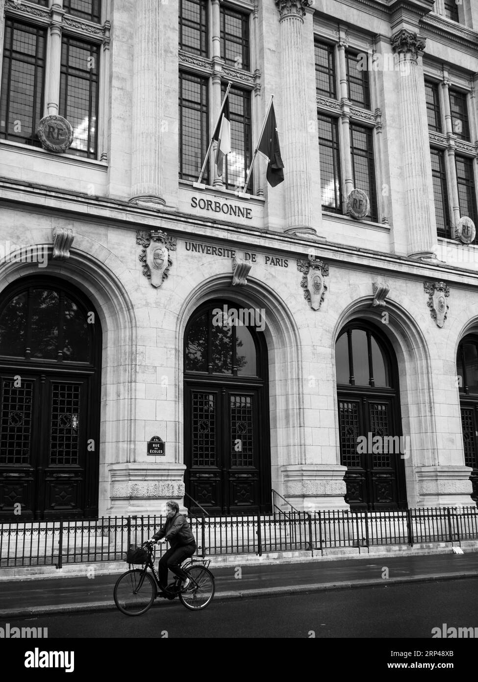 Université de la sorbonne paris Banque d'images noir et blanc - Alamy