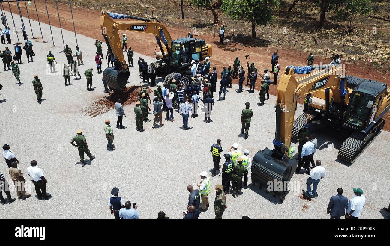 (181122) -- CHIBOMBO, 22 novembre 2018 () -- une photo aérienne prise ...