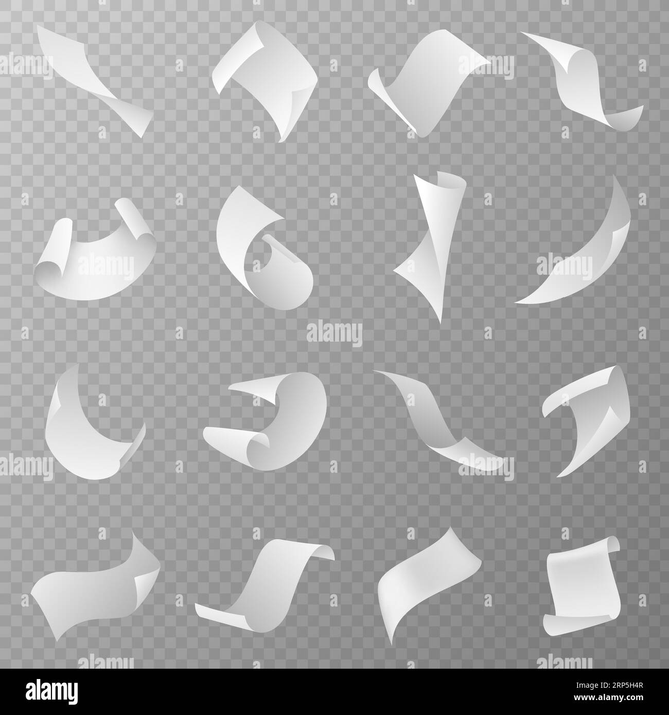 Feuilles volantes Banque d'images noir et blanc - Alamy