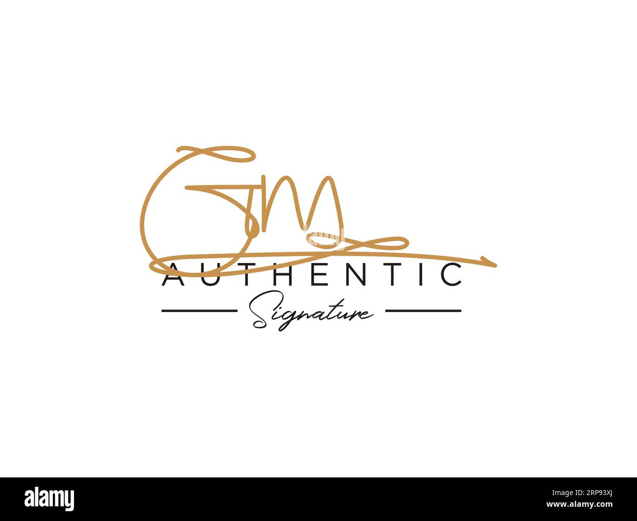 Signature gm Banque de photographies et d’images à haute résolution - Alamy