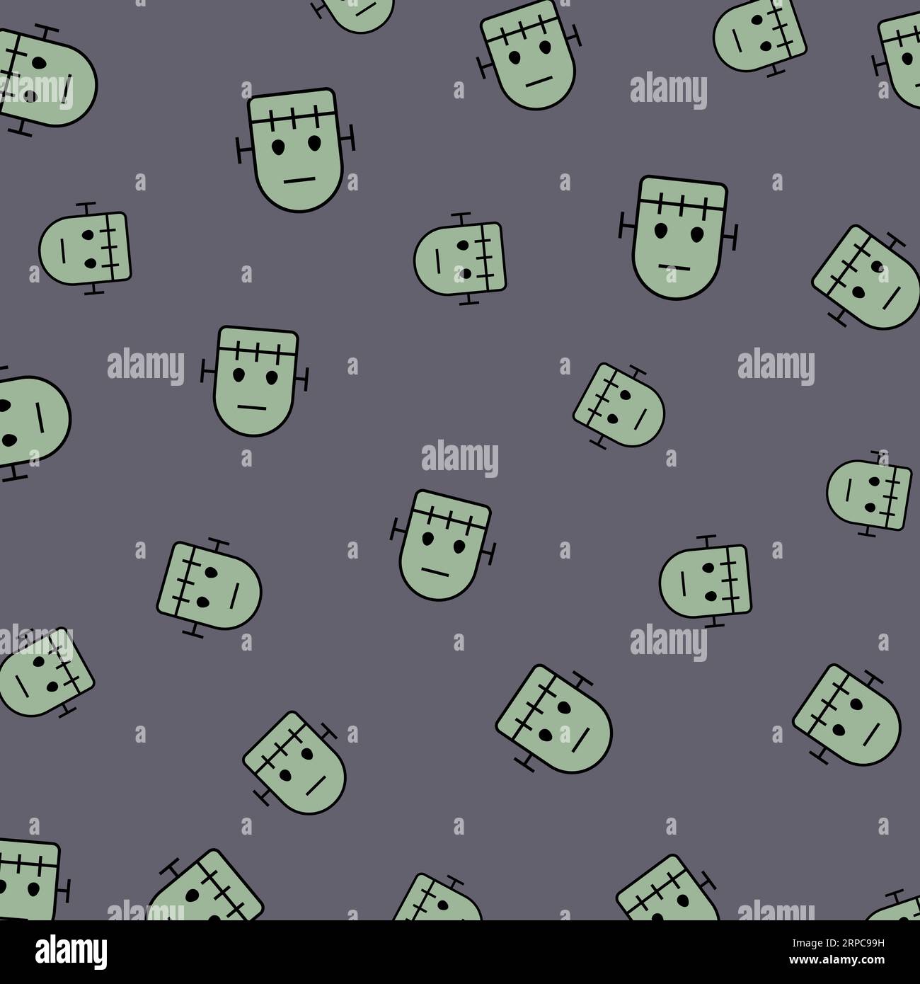 Frankenstein poster Banque d'images vectorielles - Alamy