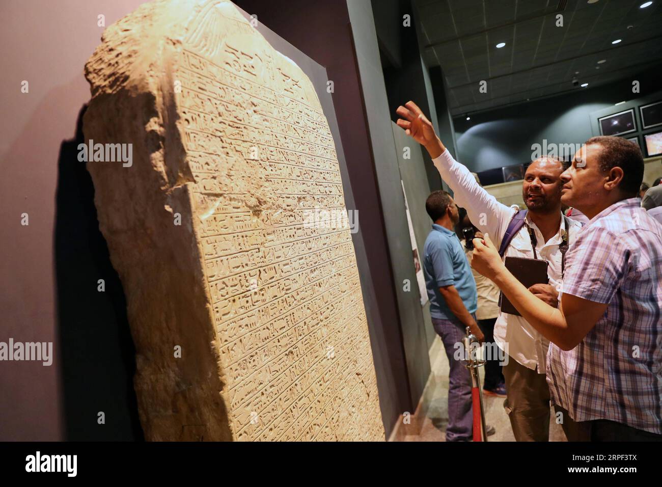 (190911) -- LOUXOR (EGYPTE), 11 septembre 2019 -- visite du Musée de ...