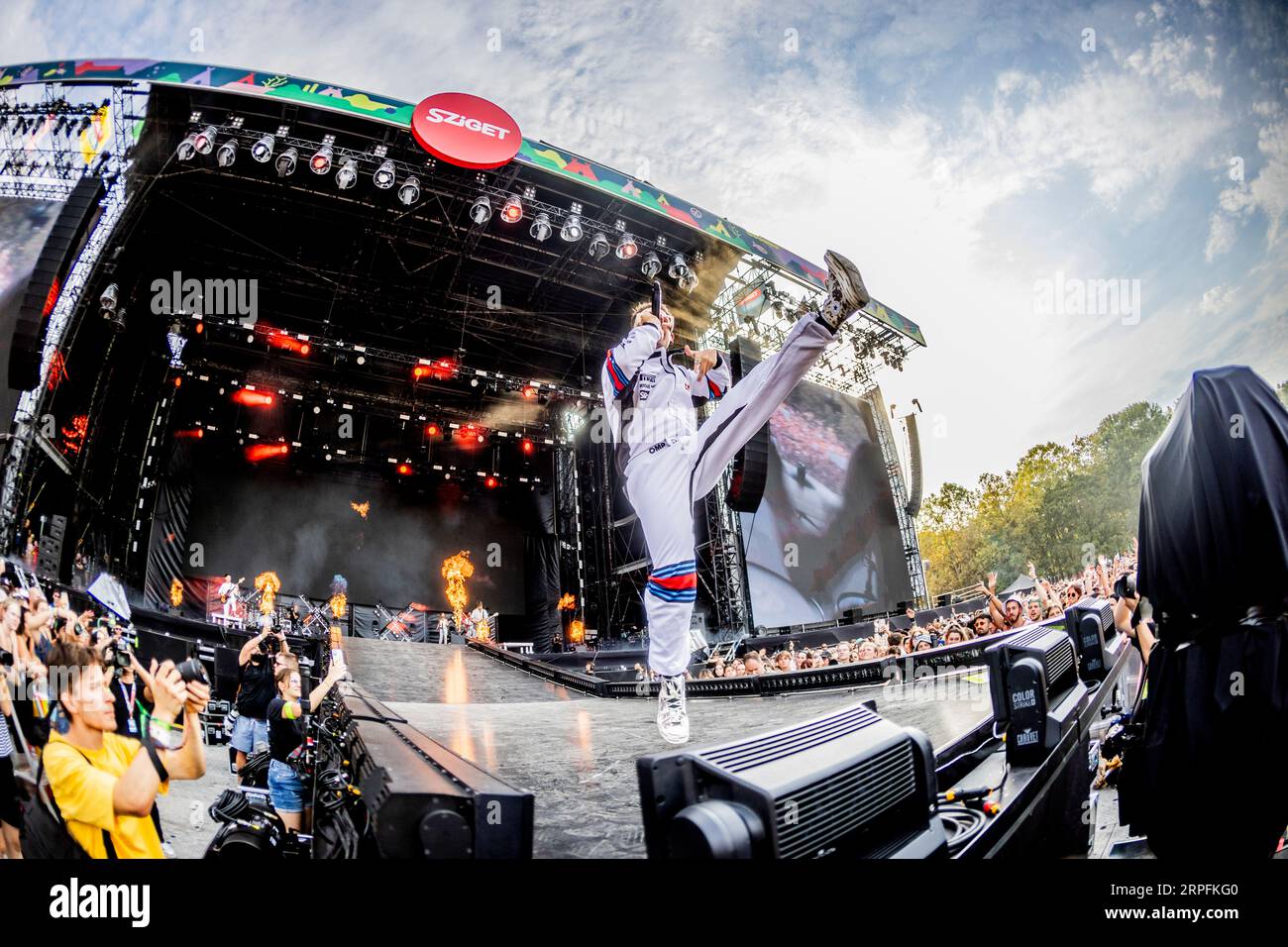 Hongrie 15 août 2023 Dzsúdló - Márton Juhász - en direct au Sziget ...