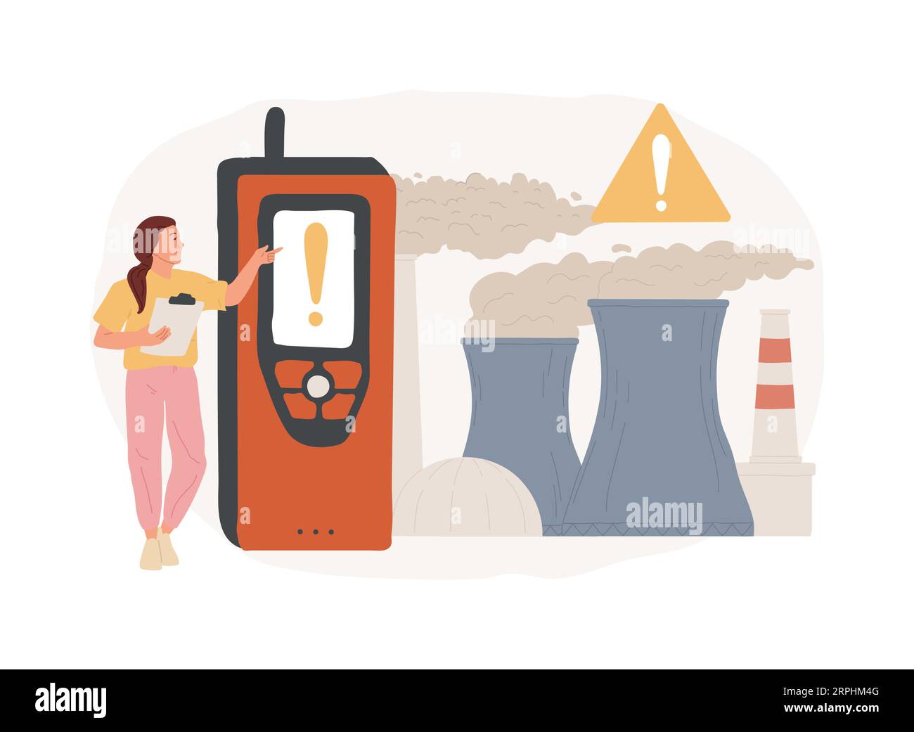 Surveillance du smog Banque d'images vectorielles - Alamy