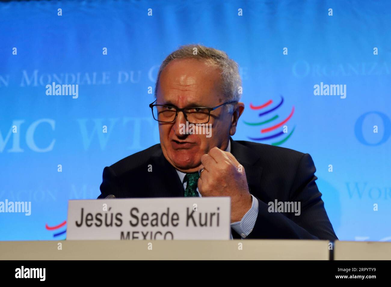 200716 -- GENÈVE, le 16 juillet 2020 Xinhua -- Jesus Seade Kuri, du ...