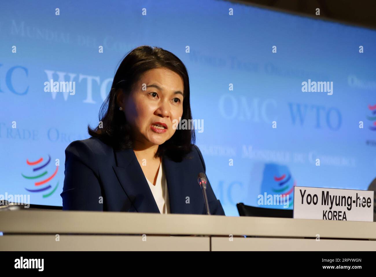 200717 -- GENÈVE, le 17 juillet 2020 -- Yoo Myung-hee, de la Corée du ...