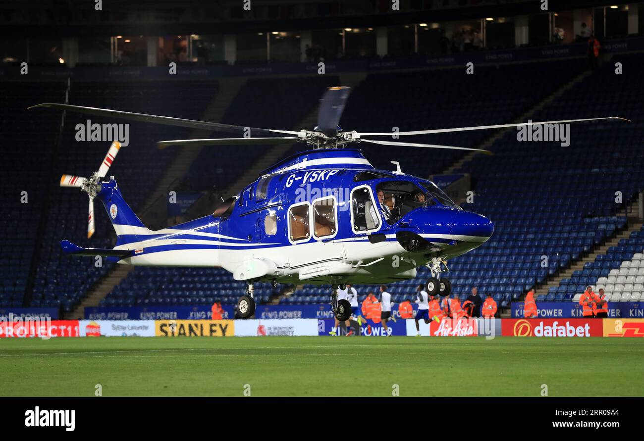 Photo de dossier datée du 23/09/2017 d'un hélicoptère appartenant au ...