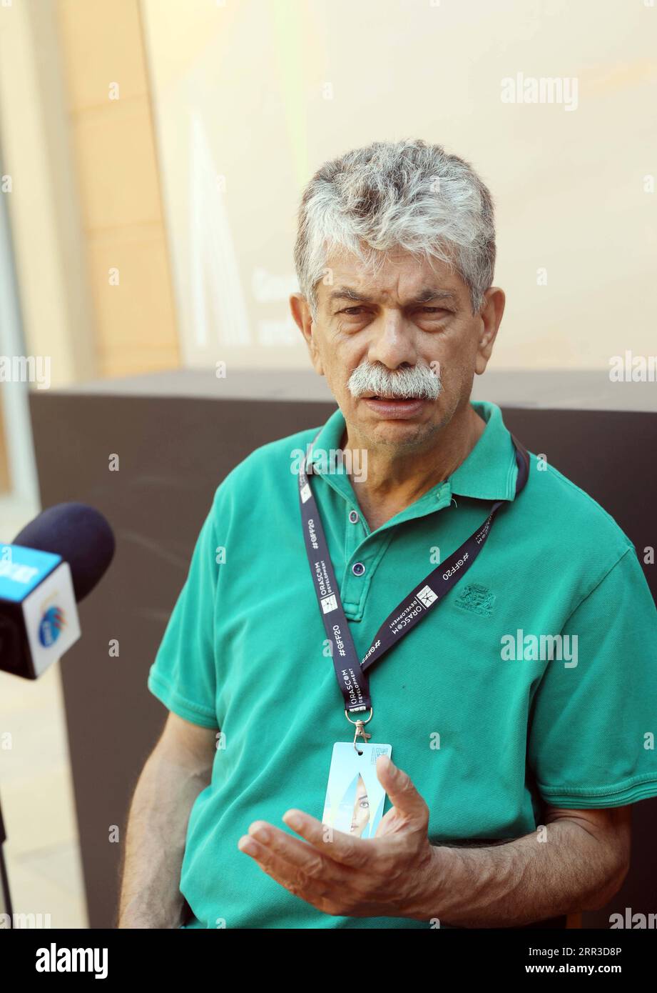 201031 -- HURGHADA, 31 octobre 2020 -- Intishal al-Tamimi, directeur du ...