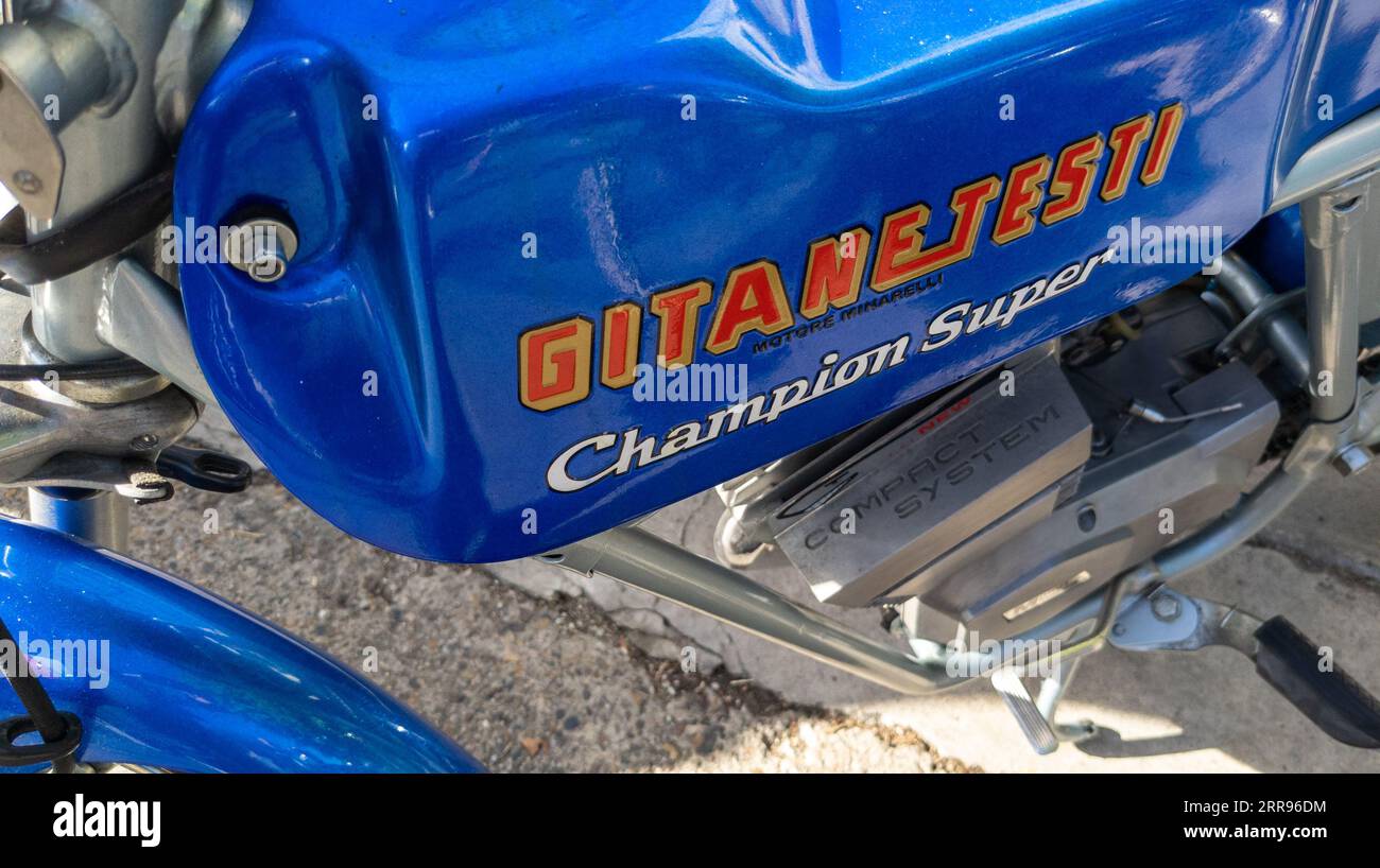 Paris , France - 09 06 2023 : Gitane-Testi Champion Super 1973 italien ...