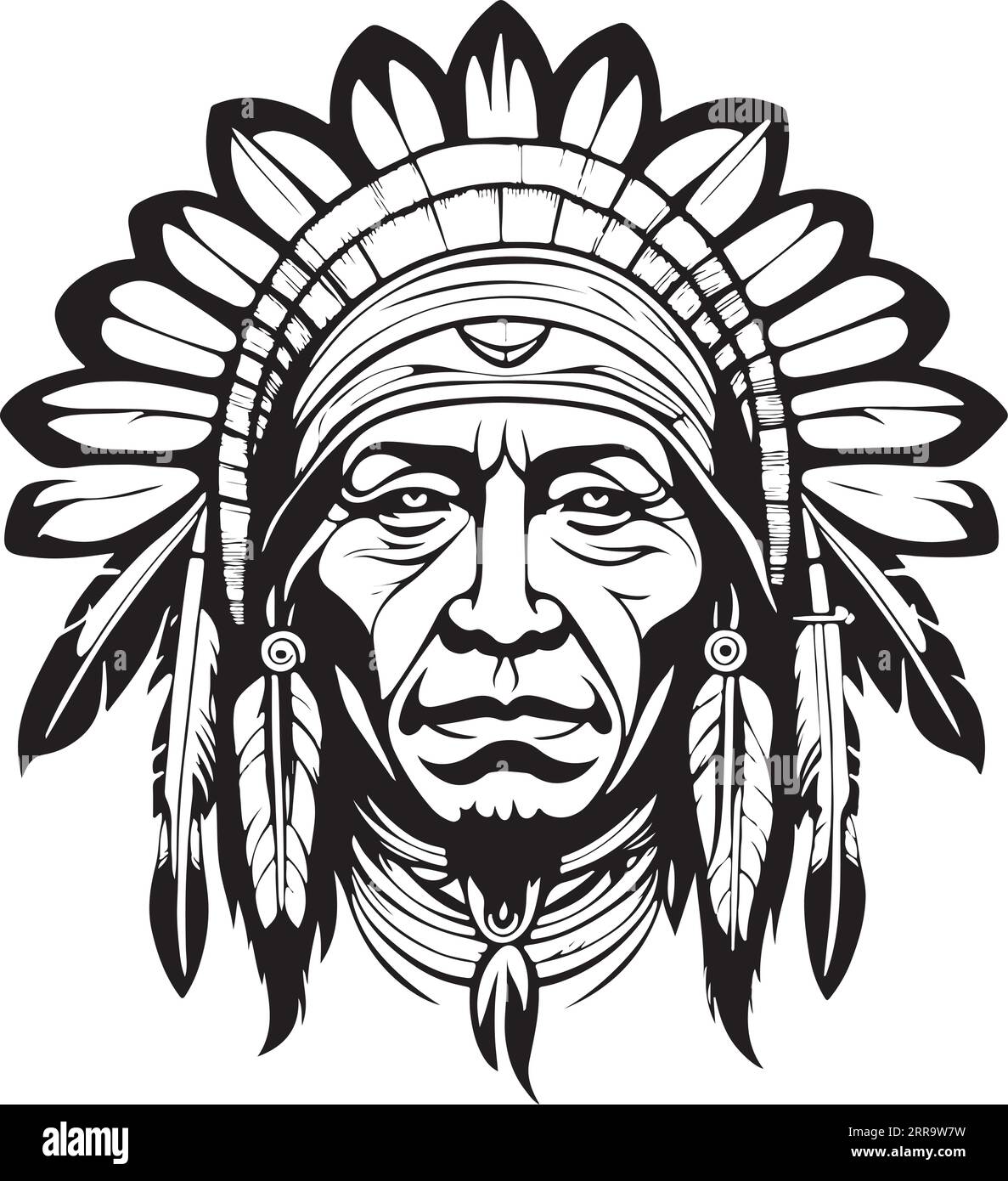 Symbole autochtone Banque d'images noir et blanc - Page 2 - Alamy