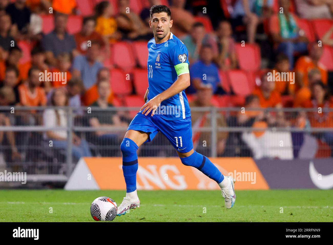 EINDHOVEN, PAYS-BAS - SEPTEMBRE 7 : Anastasios Bakasetas (Grèce) lors ...