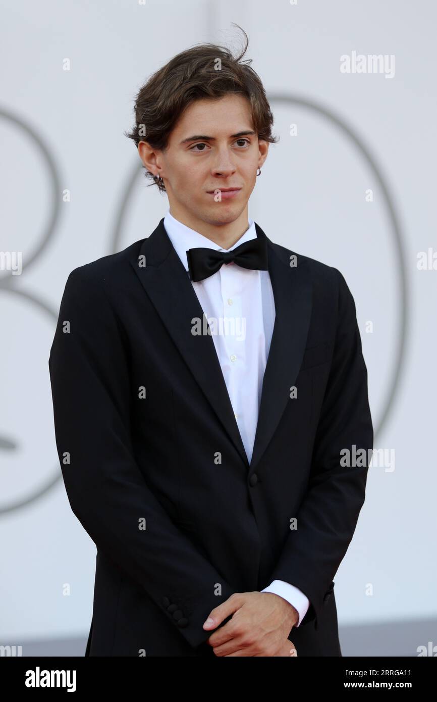Italie, Lido di Venezia, 07 septembre 2023 : Filippo Giulini assiste au ...