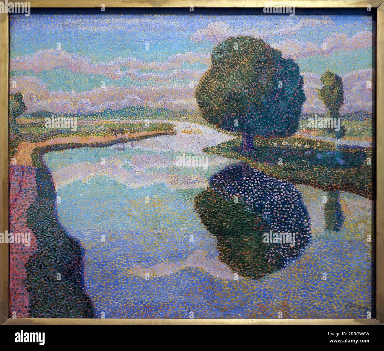 Pointillist painting Banque de photographies et d’images à haute ...