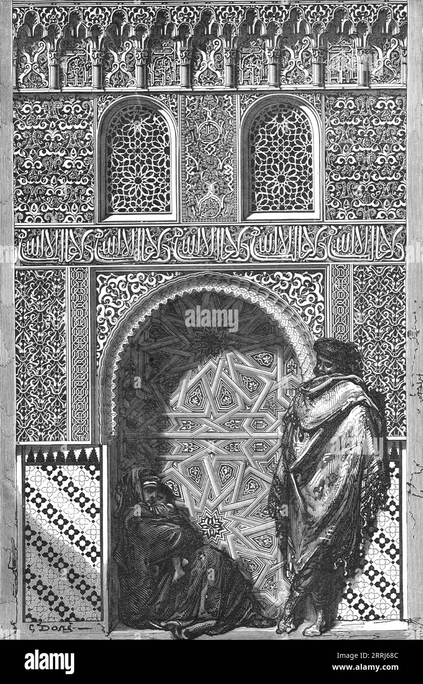 'Entrée de la Tour de las Infants, dans l'Alhambra ; Notes sur l ...