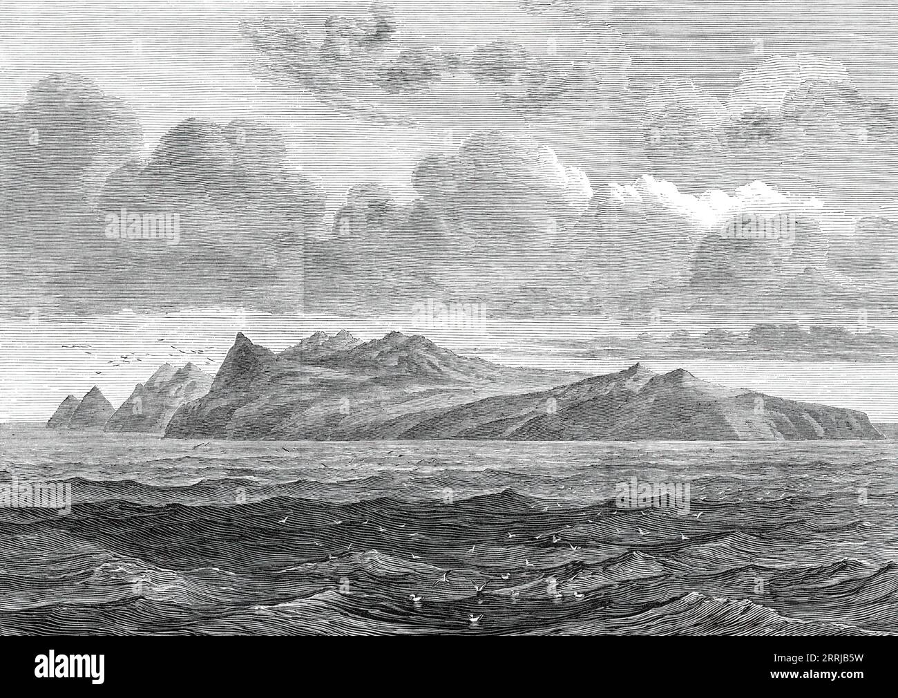 Hog Island (un des Crozet Group), d'après les croquis du capitaine ...