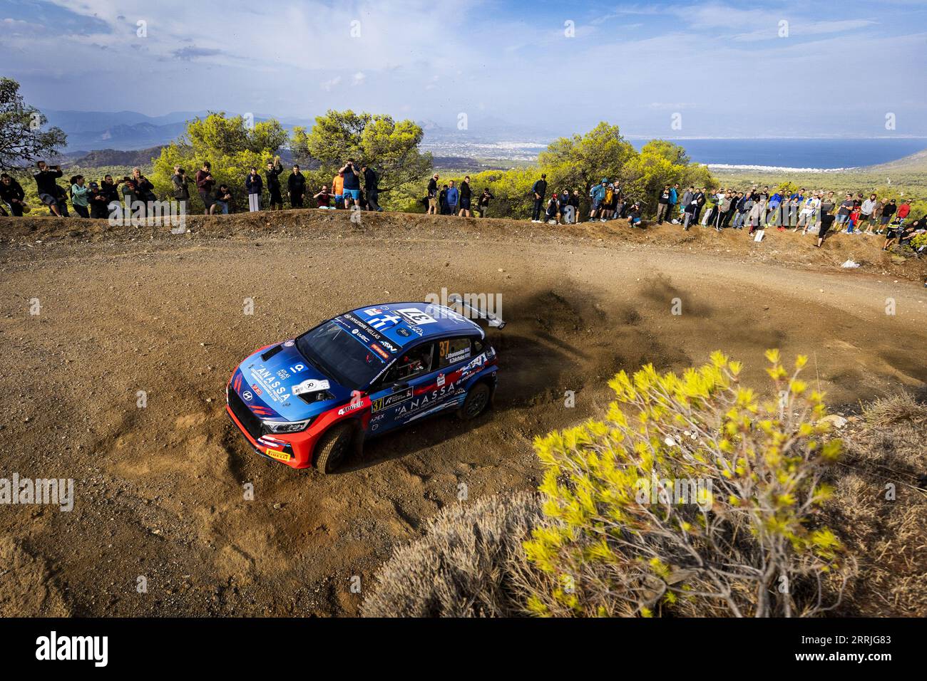 37 Lambros ATHANASOULAS (GRC), Nikolaos ZAKCHAIOS (GRC), HYUNDAI i20 N ...