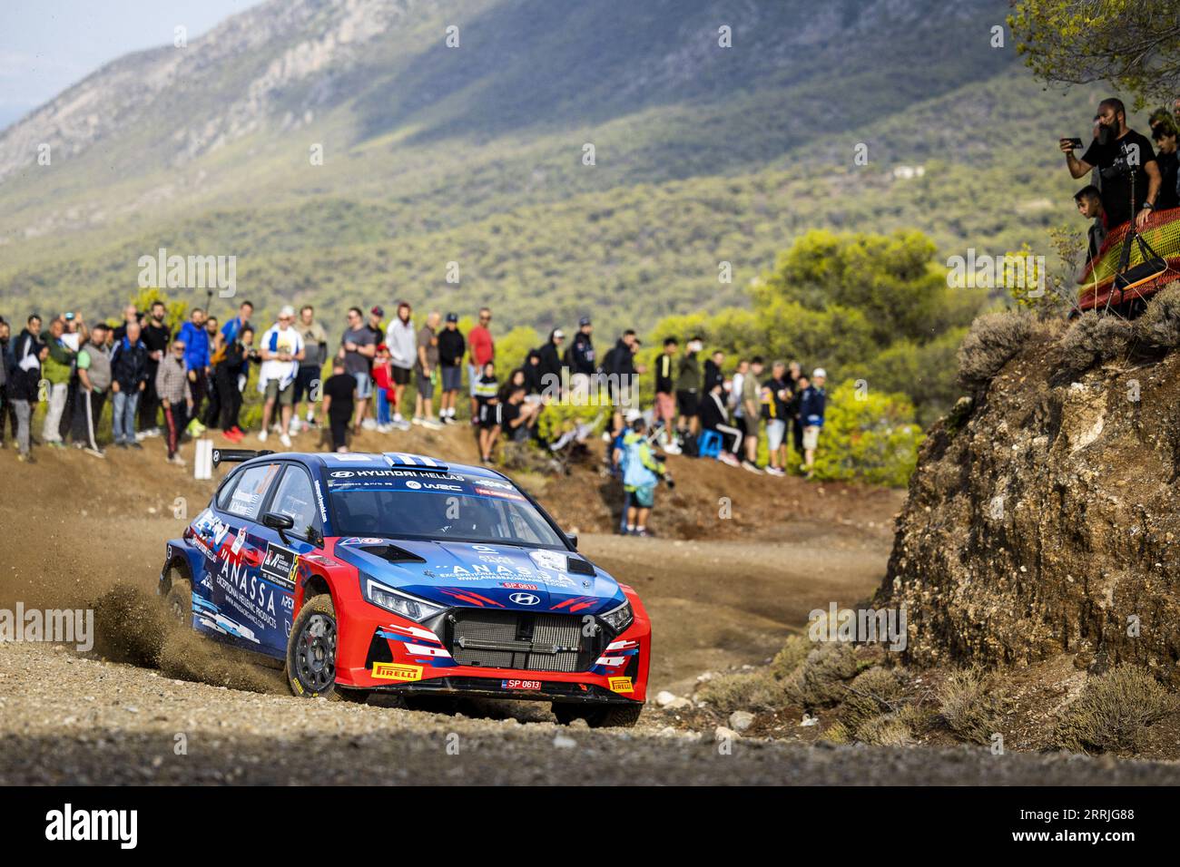 37 Lambros ATHANASOULAS (GRC), Nikolaos ZAKCHAIOS (GRC), HYUNDAI i20 N ...