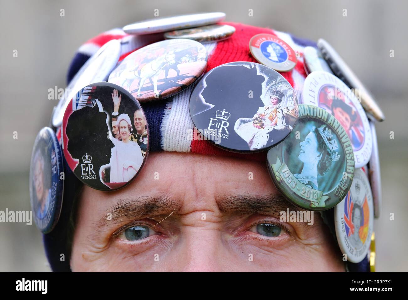 Buckingham palace anniversaire de la mort de la reine Banque de ...