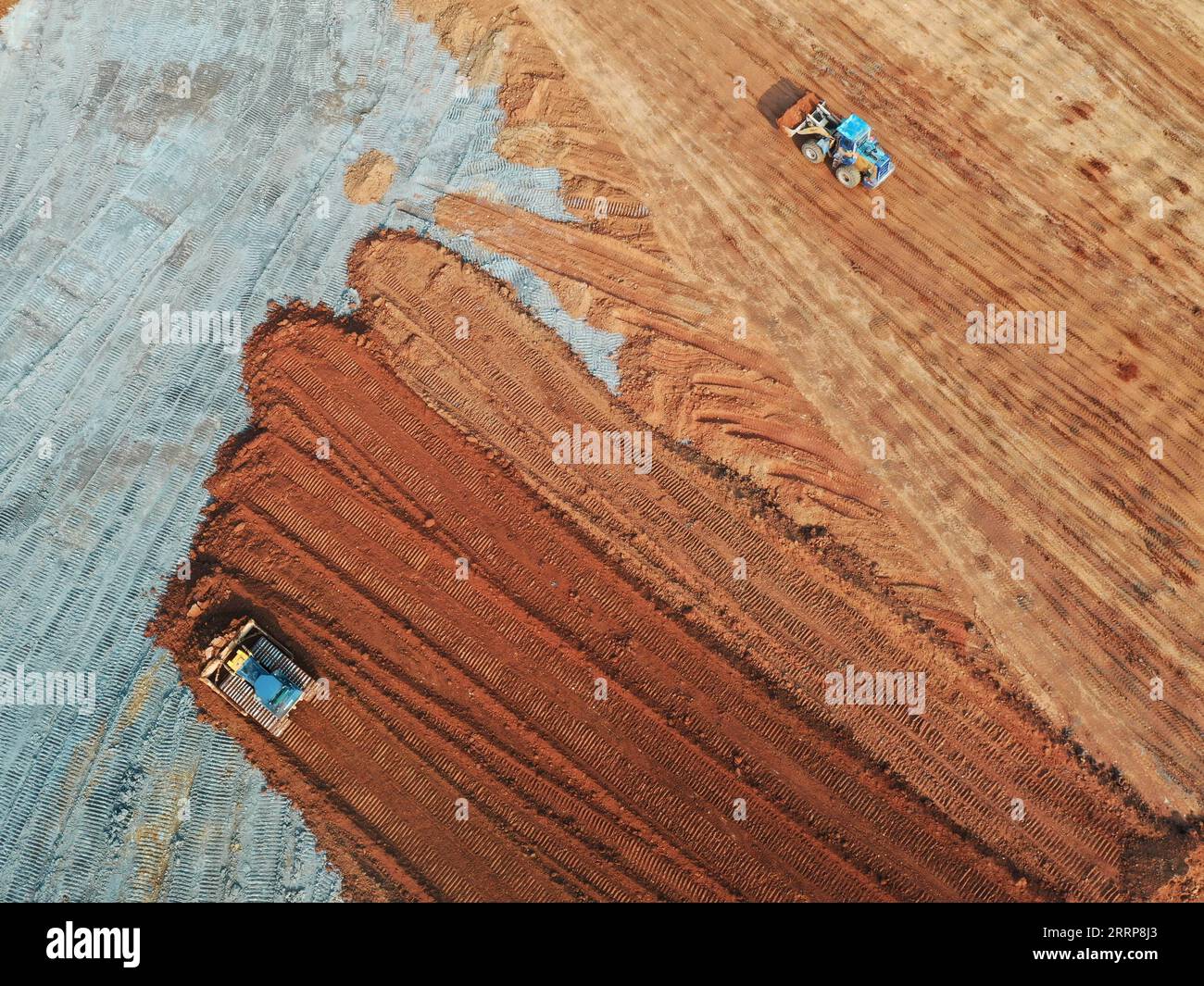 230303 -- PUCHENG, le 3 mars 2023 -- cette photo aérienne prise le 2 ...