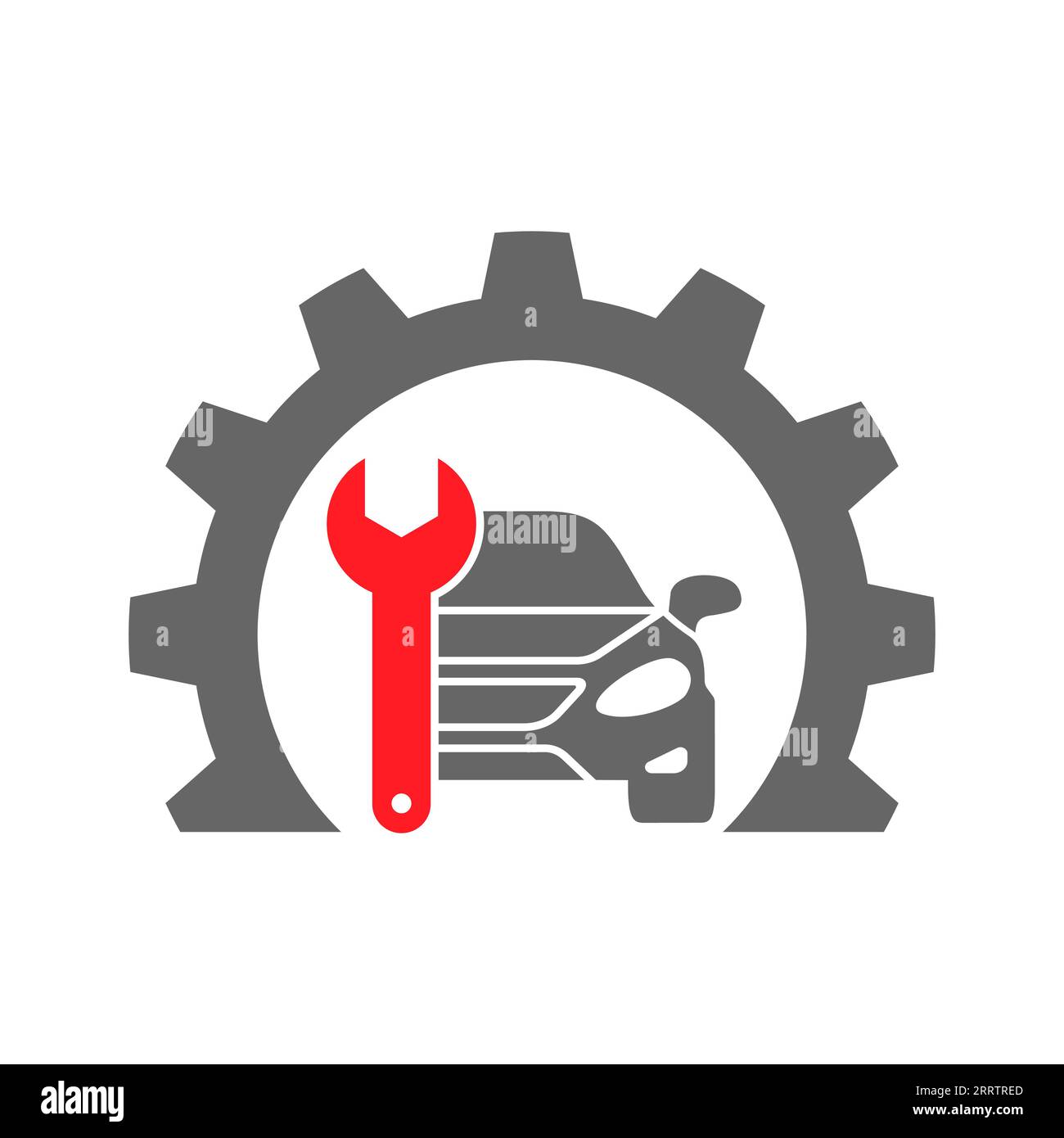 Panneau d'entretien automatique. Logo de réparation de voiture. Vecteur ...