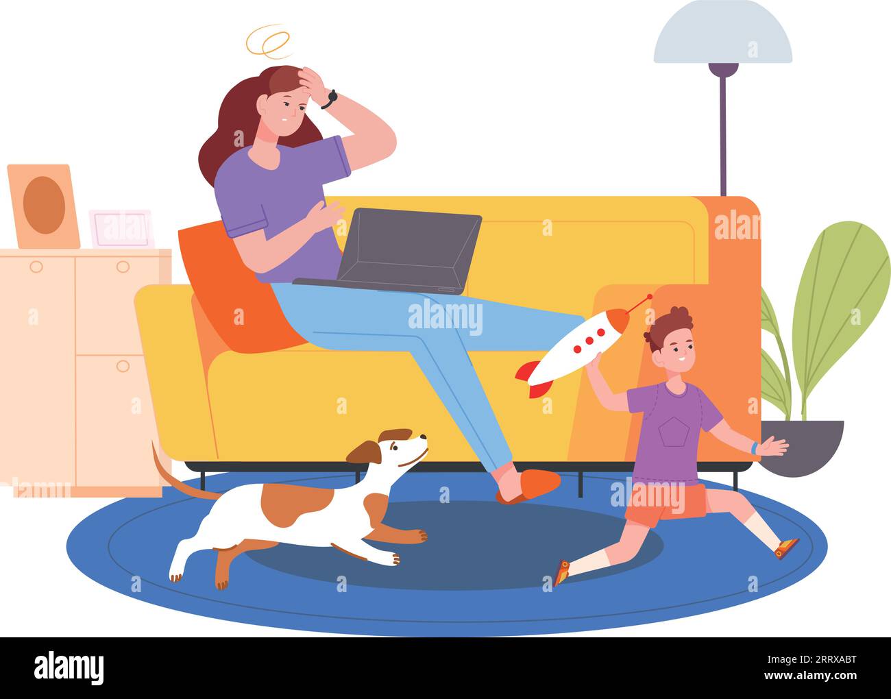 Le bruit dans notre environnement Banque d'images vectorielles - Alamy