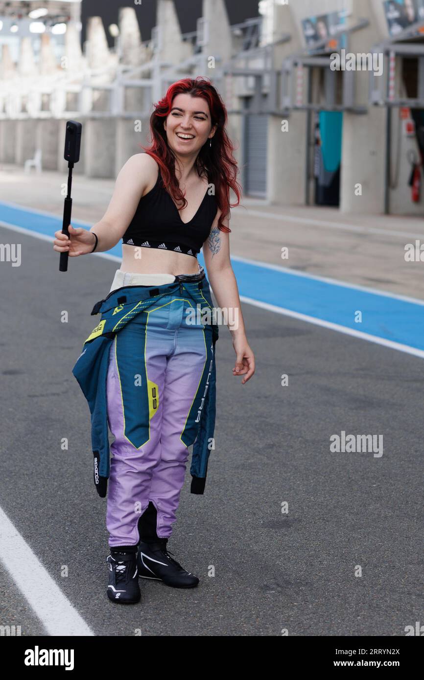 Horty underscore, Cupra, portrait lors du GP Explorer 20023 au Mans, France le 9 septembre ...