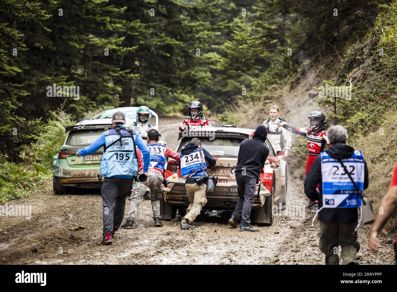 30 Miko MARCZYK (POL), Szymon GOSPODARCZYK (POL), SKODA FABIA RS, RC2, Rally2, action lors du ...