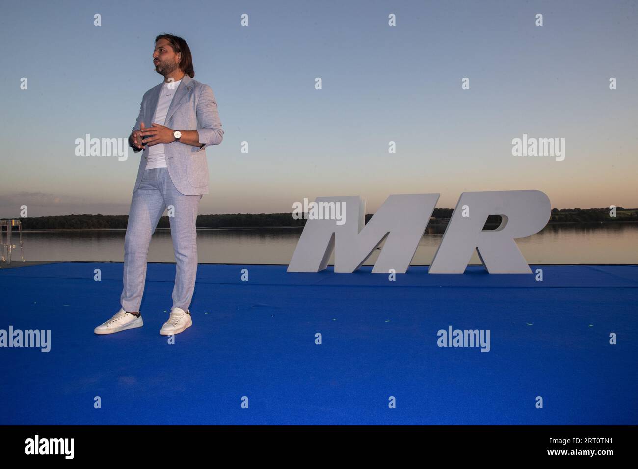 Froidchapelle, Belgique. 09 septembre 2023. M. Georges-Louis bouchez ...