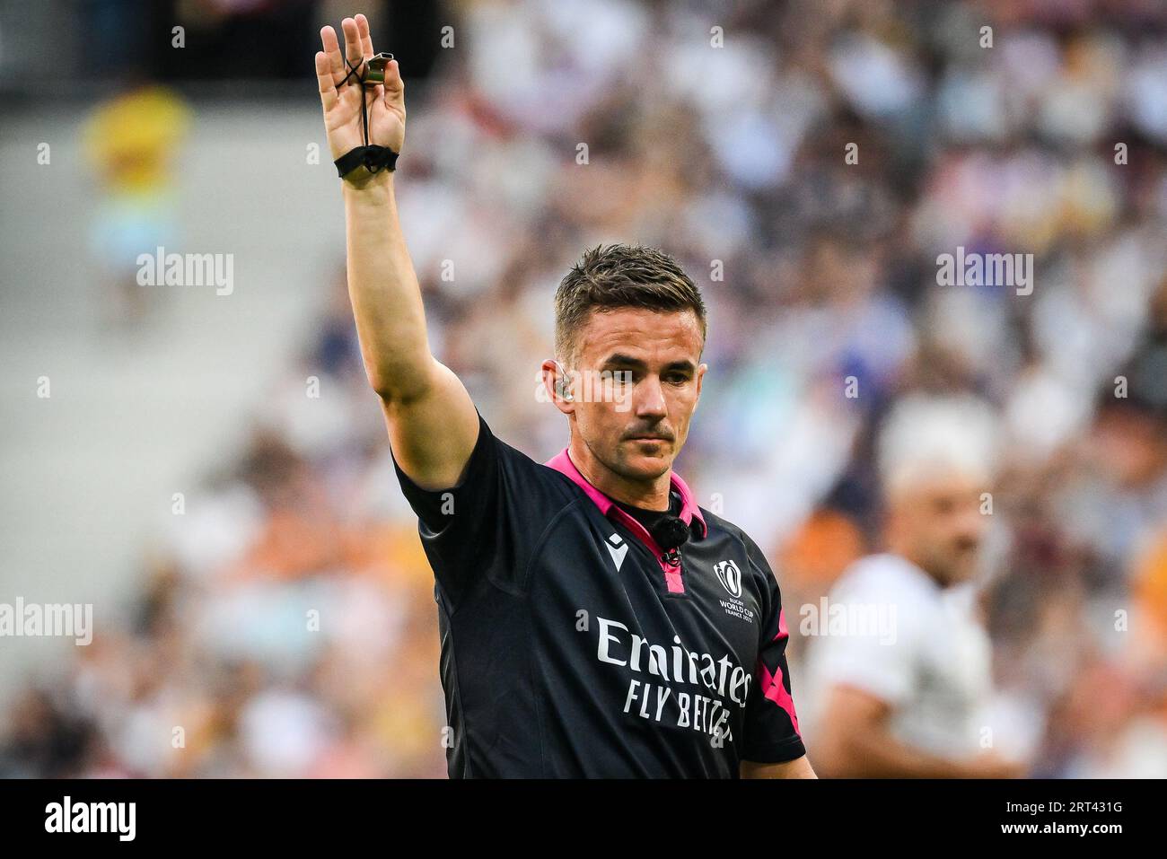 Saint-Denis, France, France. 9 septembre 2023. Arbitre Luke PEARCE lors ...