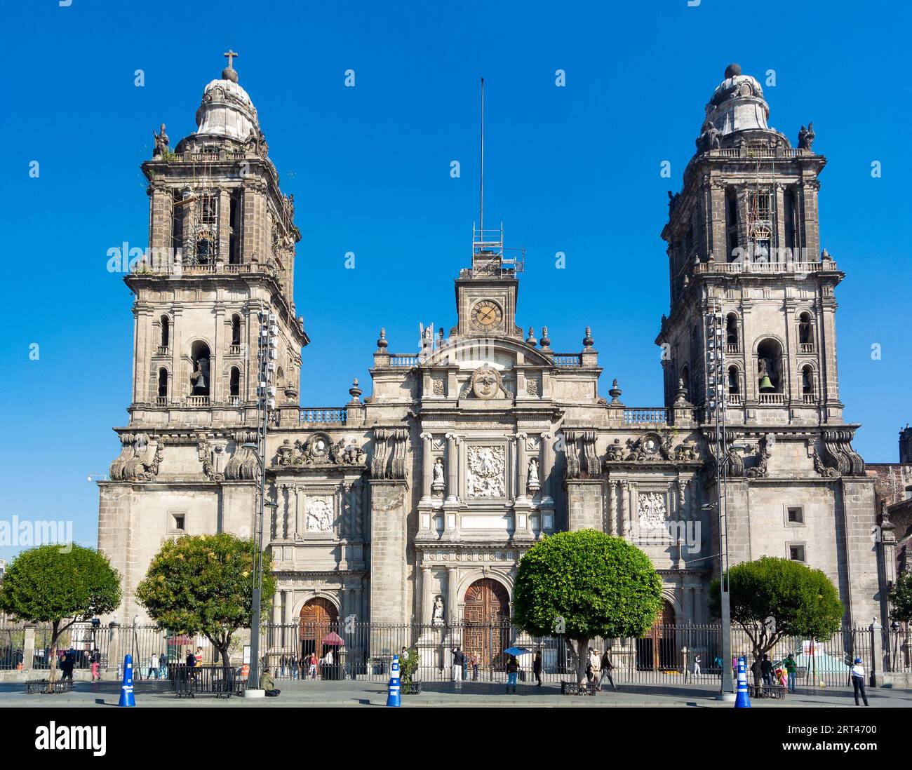 Mexico city metropolitan cathedral facade Banque de photographies et d ...