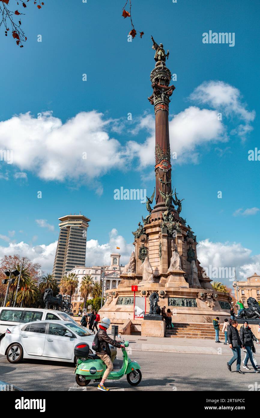 Monument au colon barcelone Banque de photographies et d’images à haute ...