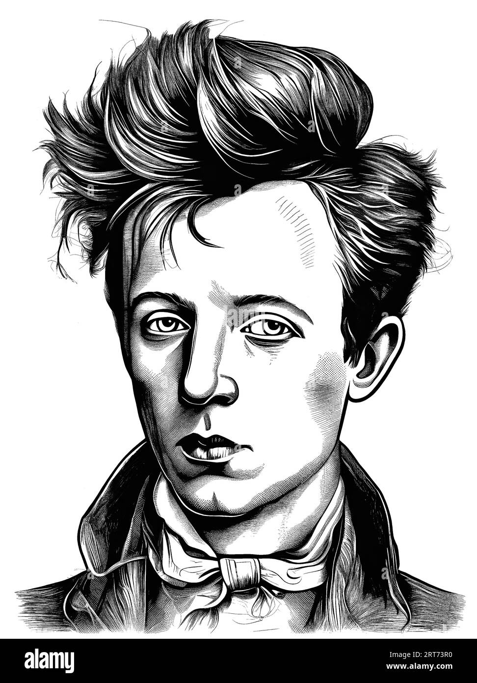 Jean nicolas arthur rimbaud 1854 1891 Banque de photographies et d ...